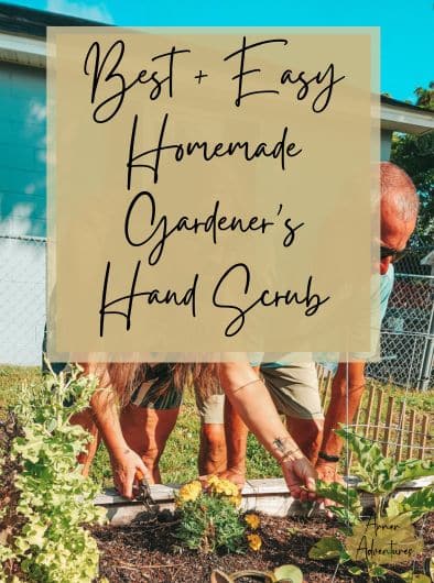 The Best + Easy Gardener's Hand Scrub Recipe - DIY Scrub
